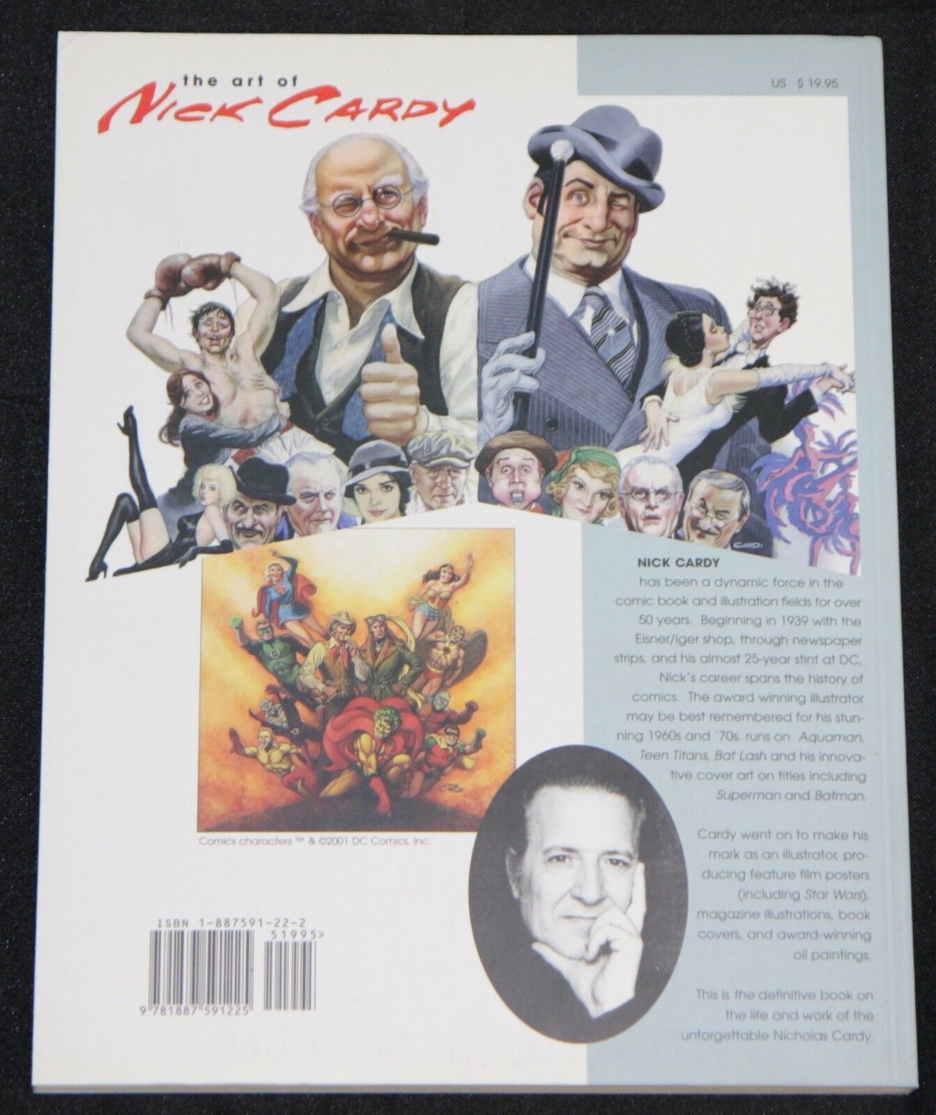 2001 The Art of Nick Cardy SC Book NM John Coates Aquaman Teen Titans ...