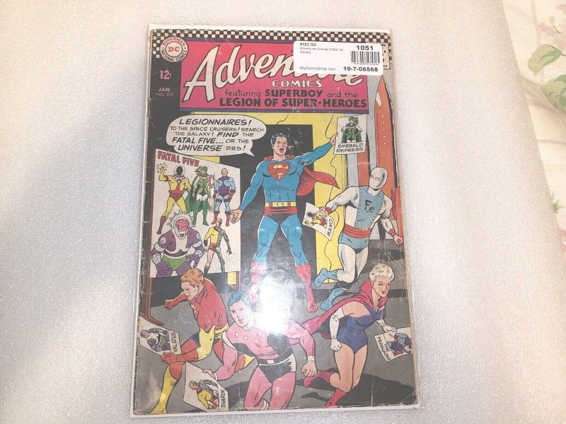 Adventure Comics 352 1967 (1st app Sun-Eater) GOOD | Comic Books ...