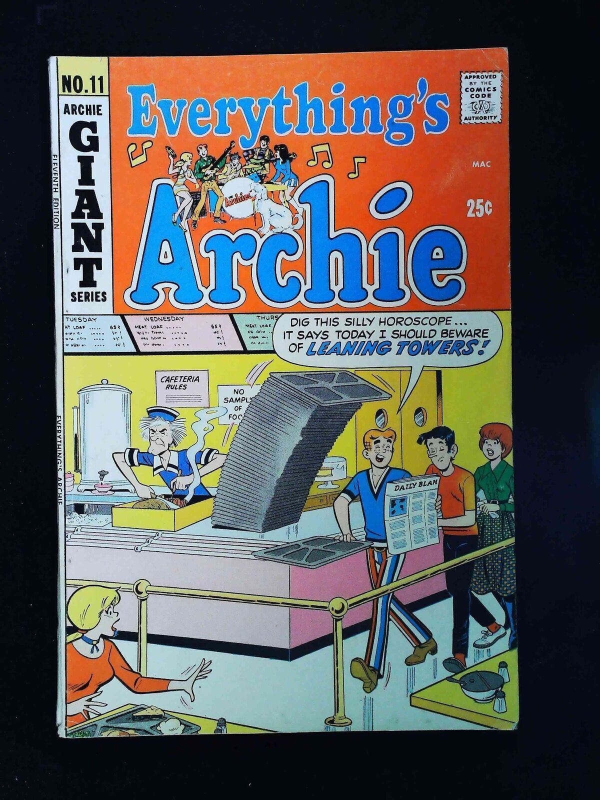 Everything'S Archie #11 Archie Comics 1970 Vg/Fn | Comic Books - Bronze ...