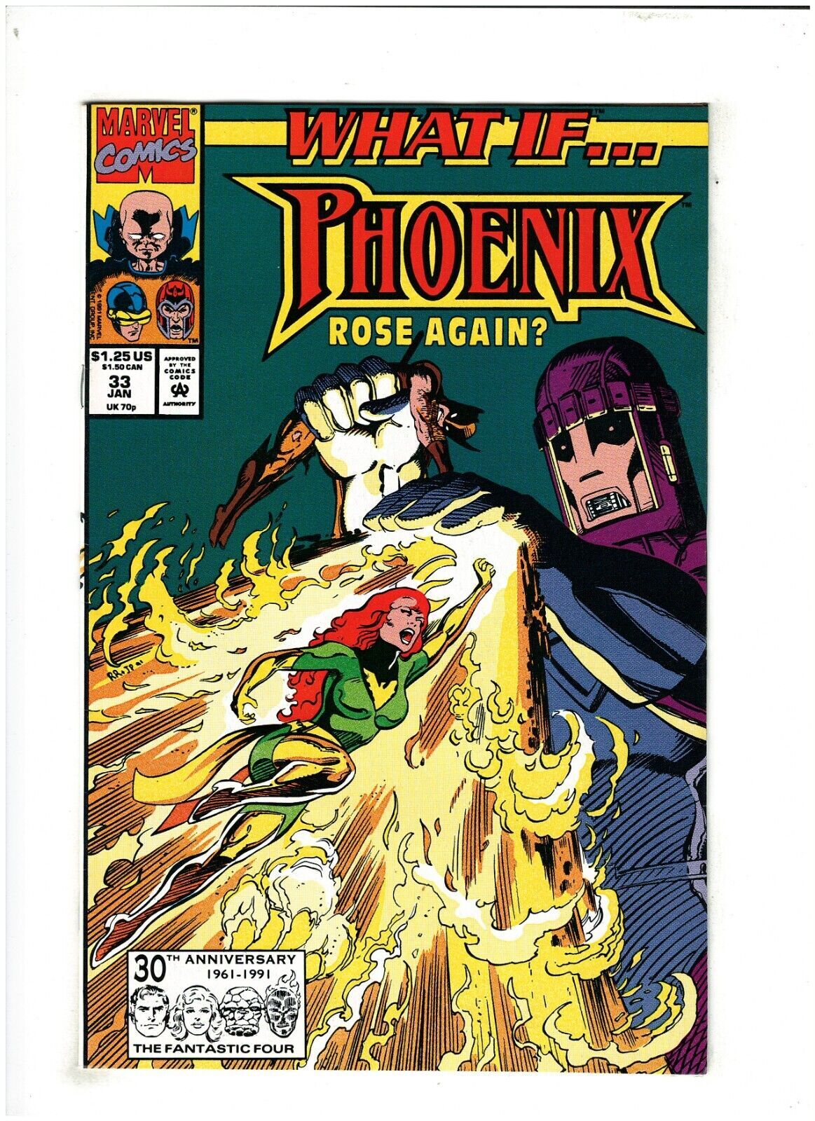 What If? #33 NM- 9.2 Marvel Comics 1992 Phoenix Rose Again? X-Men ...