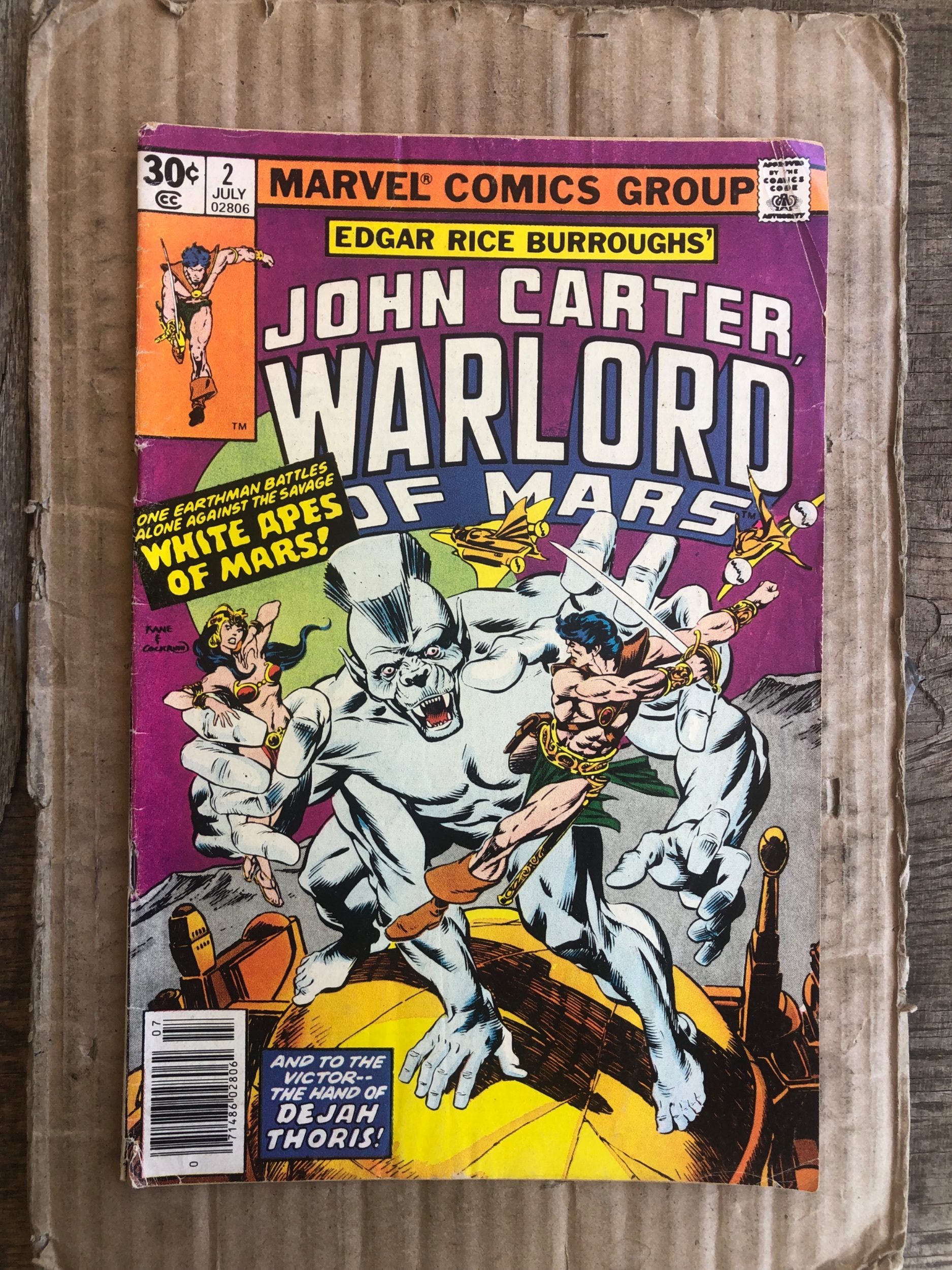 John Carter Warlord of Mars #2 (1977) | Comic Books - Bronze Age ...