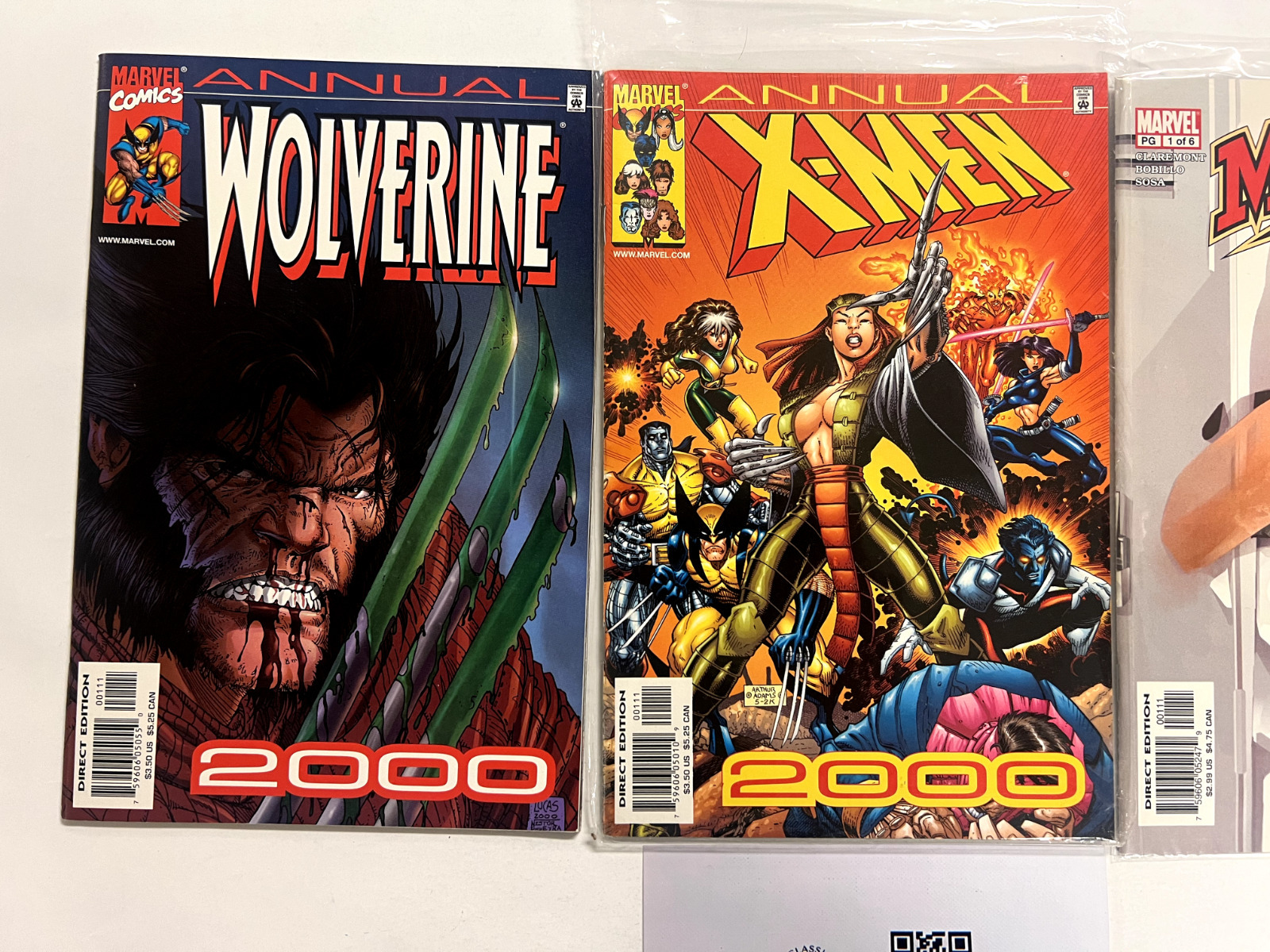 3 Marvel Comics Mekanix # 1 +X-Men # 1 + Wolverine # 1 Storm Defenders ...