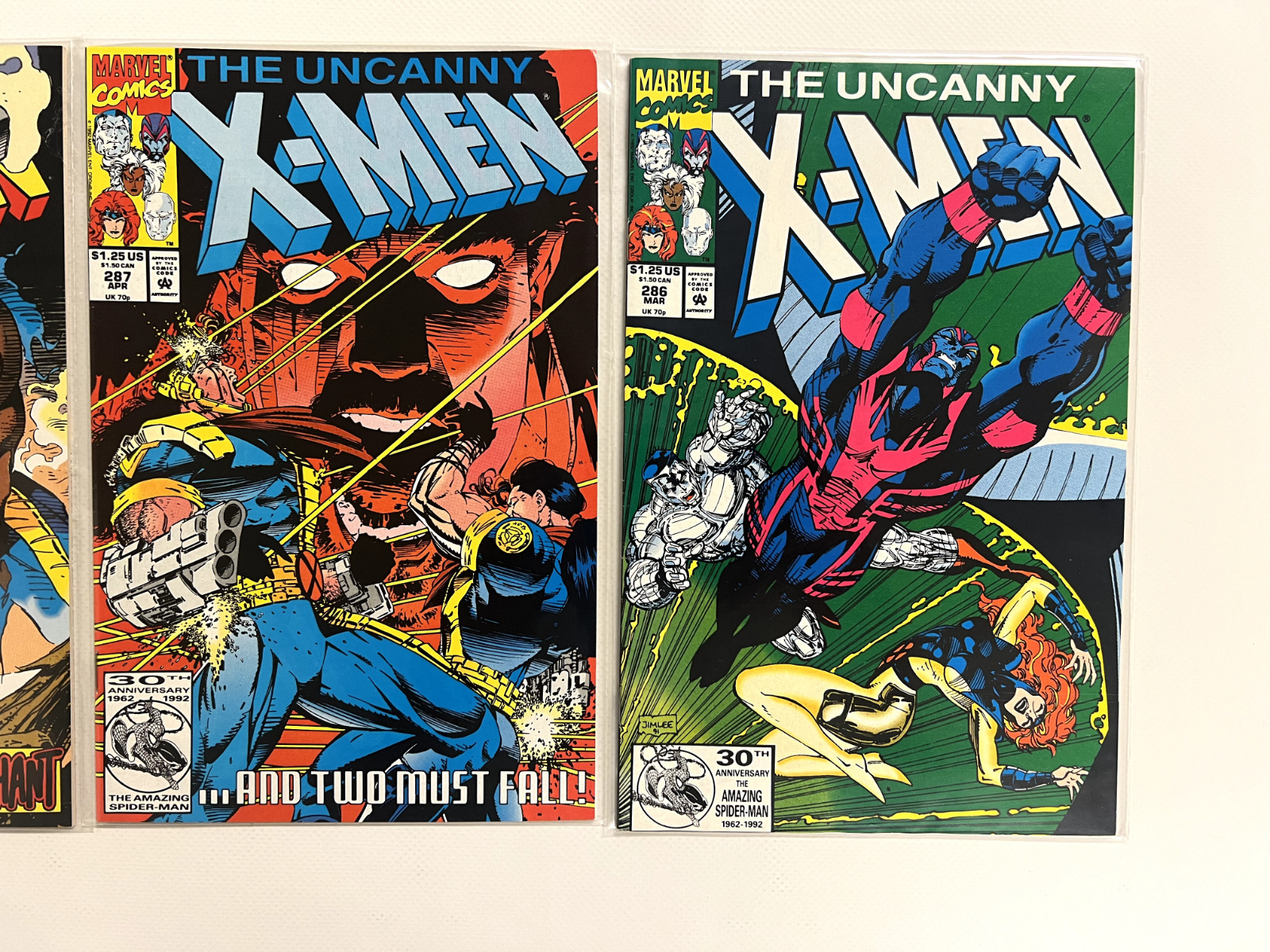 3 The Uncanny X-Men Marvel Comic Books #286 287 288 Thor Defenders X ...