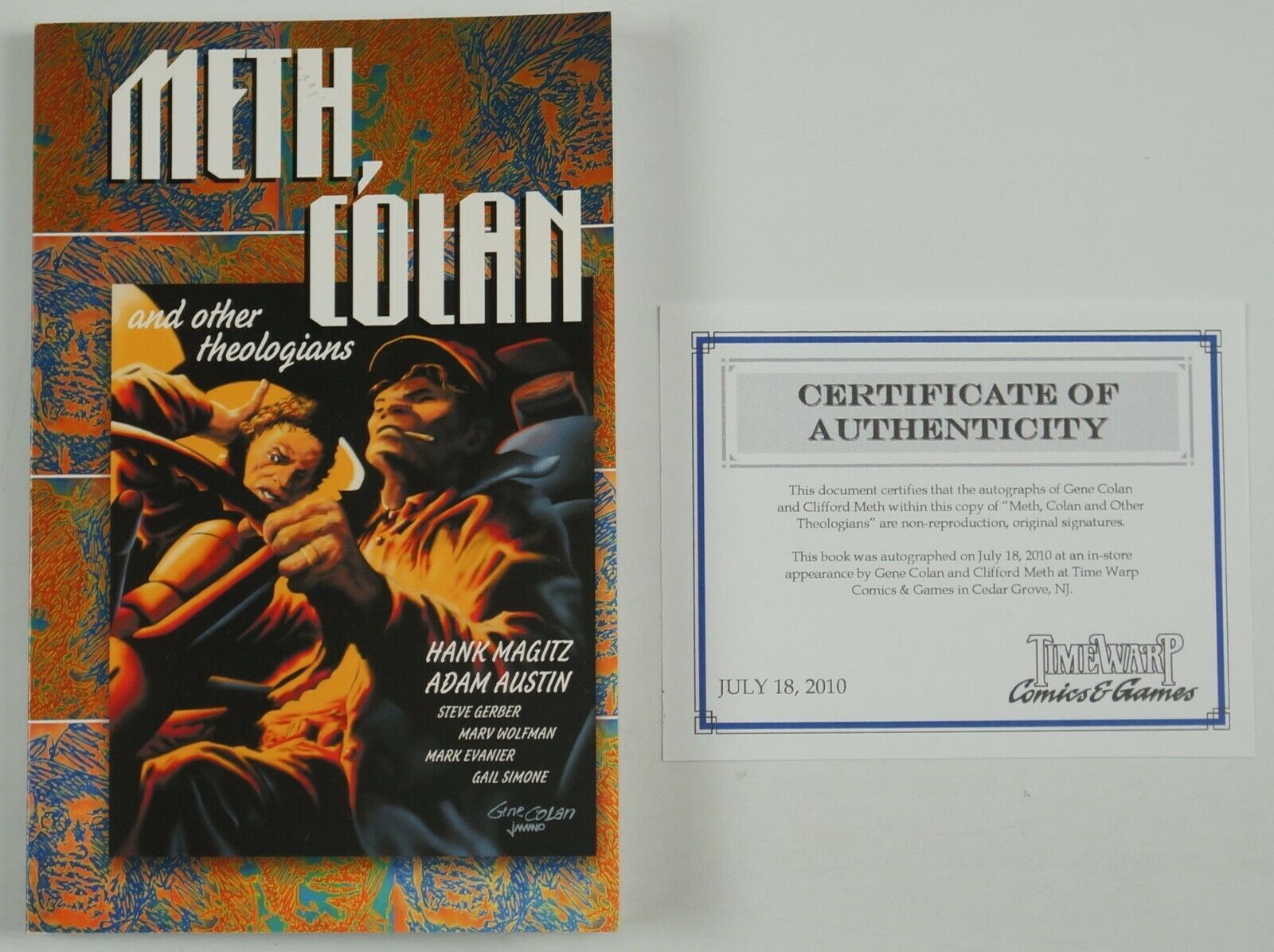 Meth, Colan and other Theologians SIGNED by Gene Colan & Clifford Meth ...