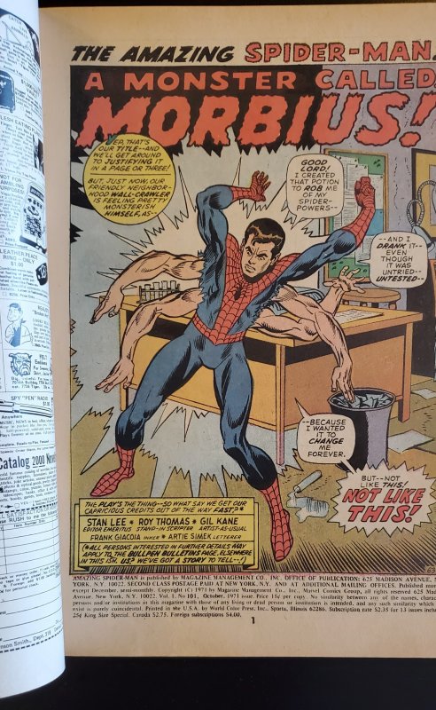 The Amazing Spider-Man #101 (1971) Key Issue | Comic Books - Bronze Age ...