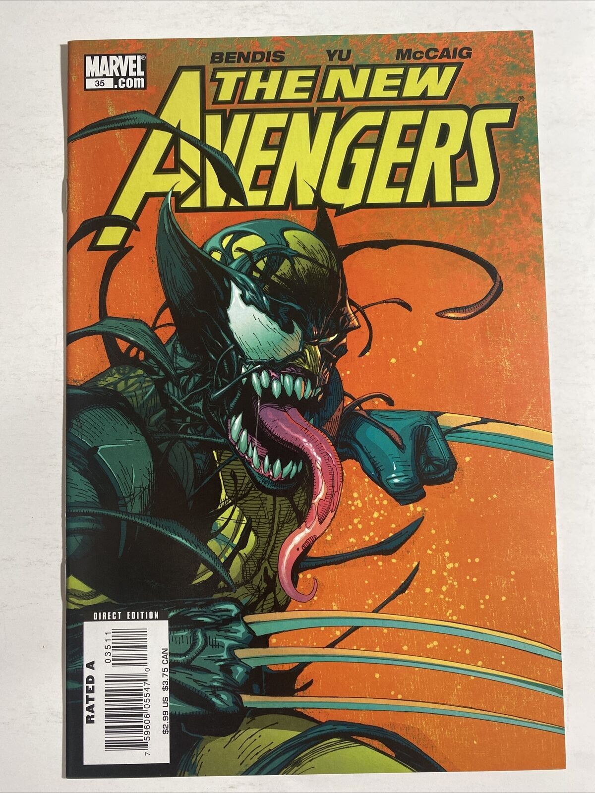 New Avengers 35 (Marvel 2007) 1st Venomized Wolverine Cover NM MCU ...