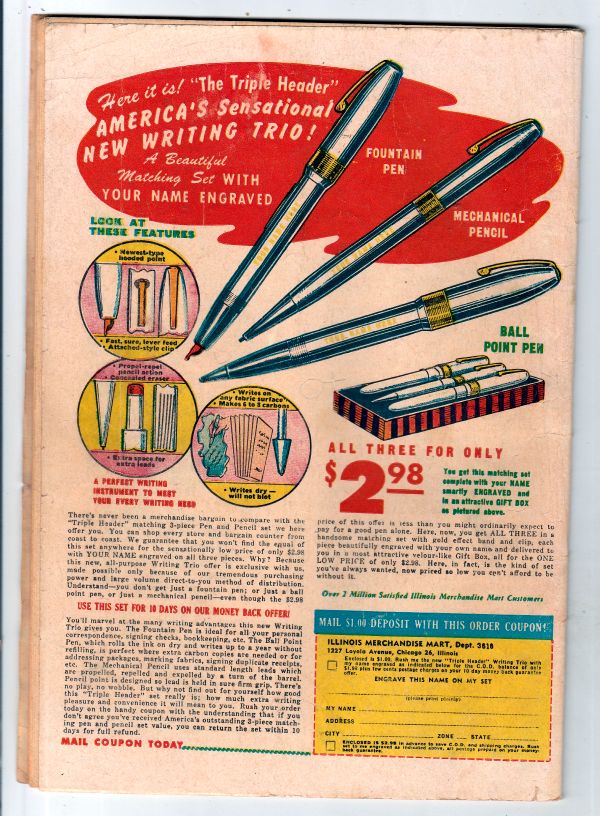 Manhunt #8 (May-48) VG+ Affordable-Grade Trail Colt U.S. Marshal ...