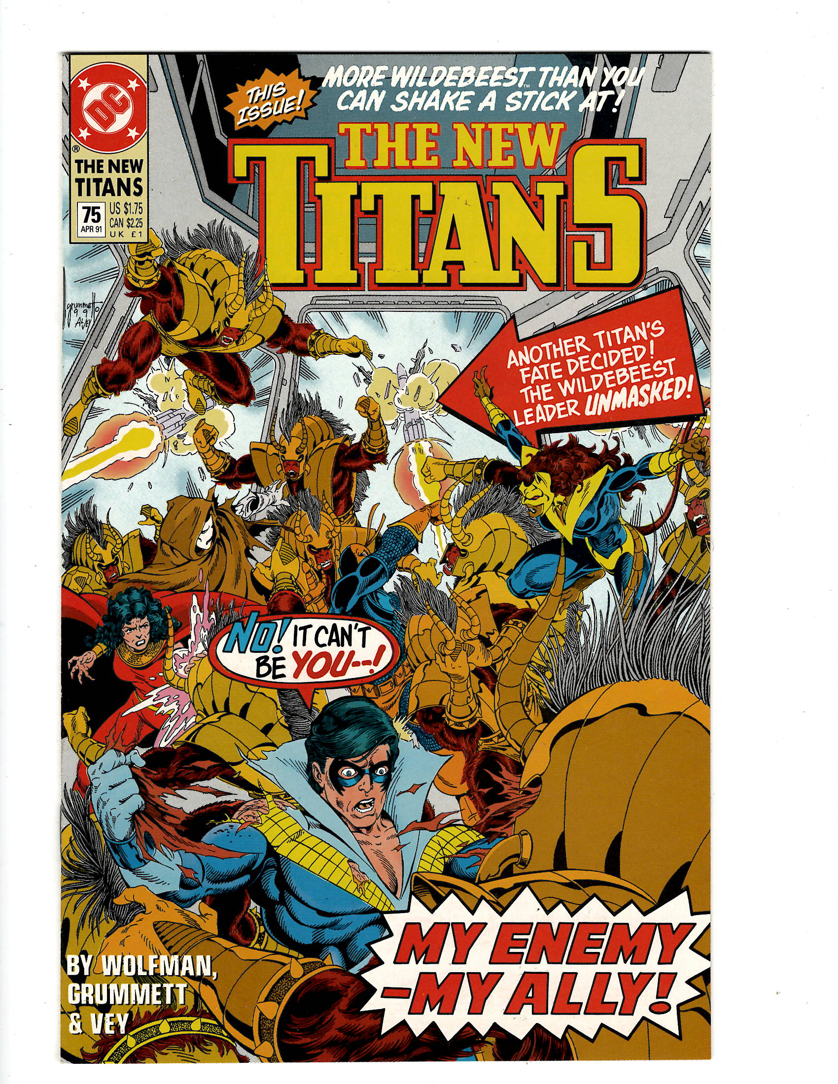 The New Titans #75 (1991) SR8 | Comic Books - Copper Age, DC Comics ...