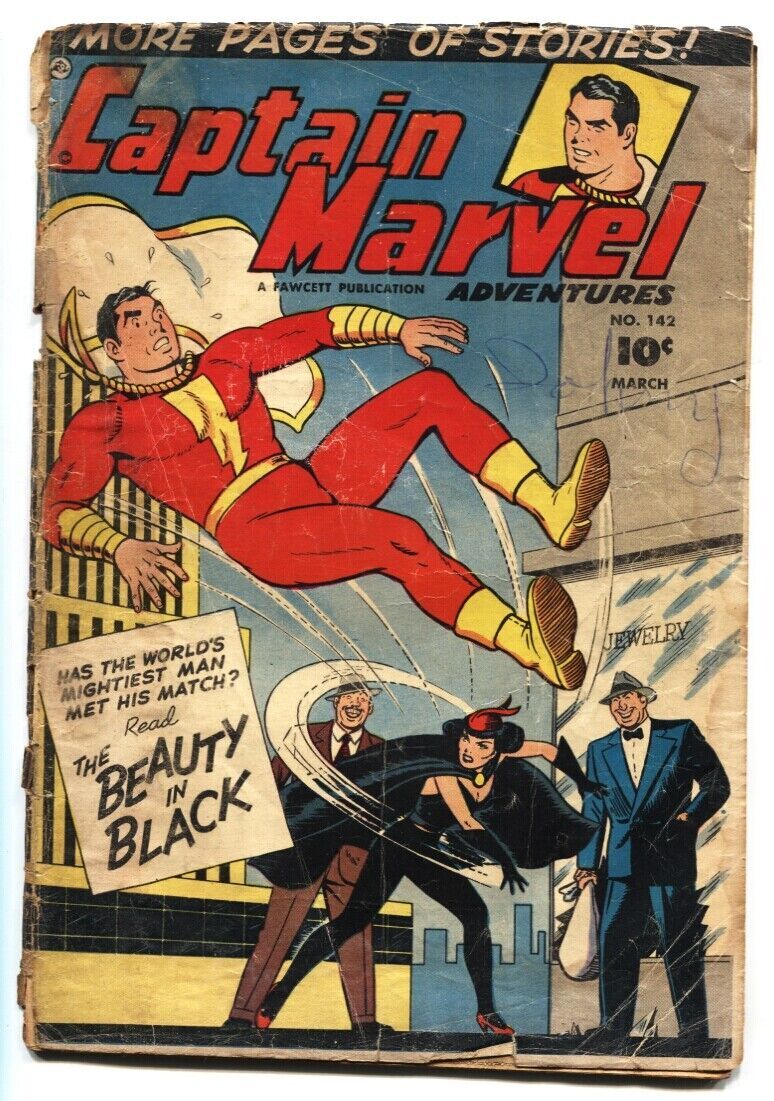 Captain Marvel Adventures #142 1953-Fawcett-Korea-Parade of Pleasure ...