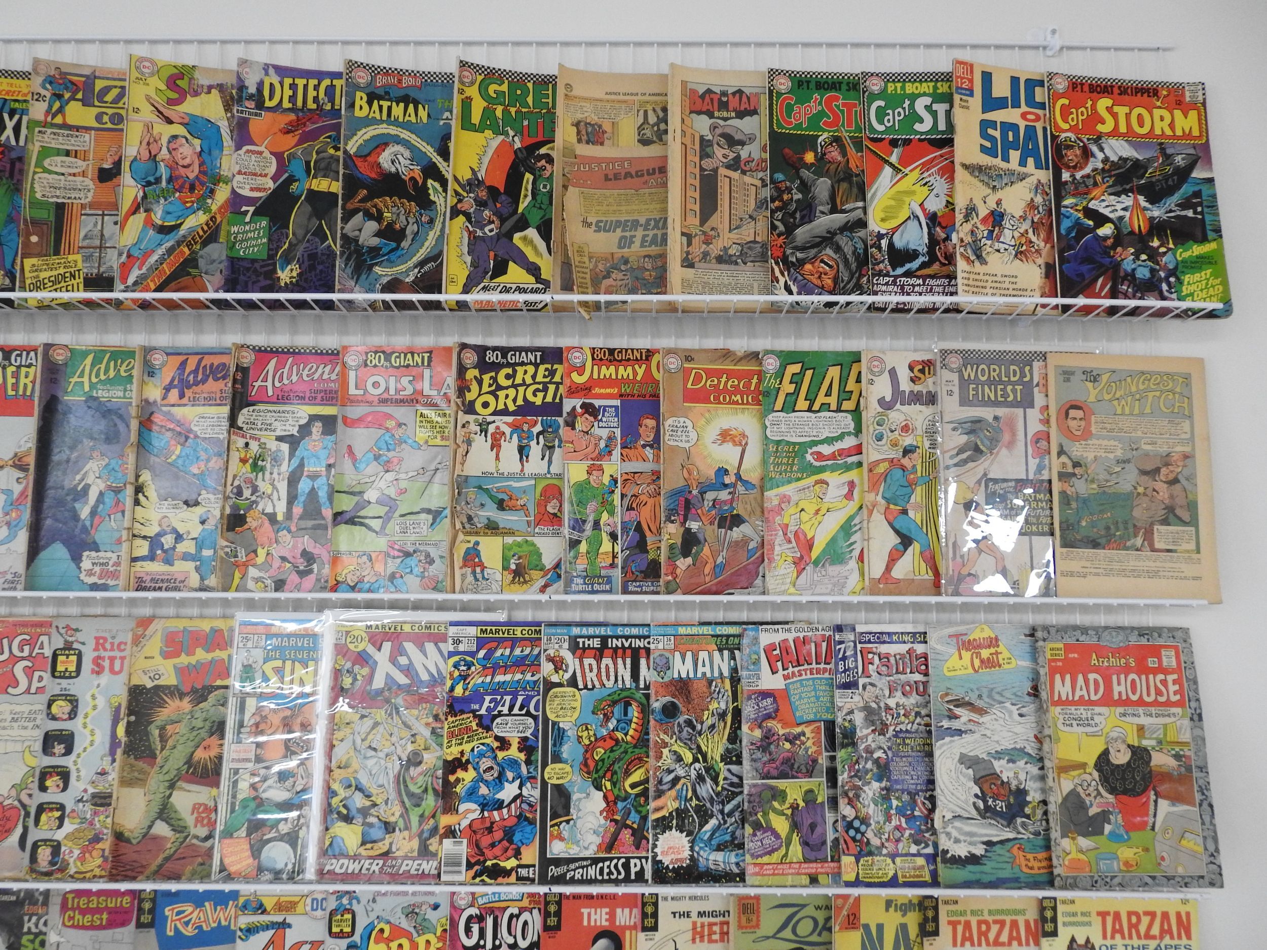 Huge Lot 140+ Low Grade Comics W/ Adventure Comics, Tarzan, +More! See ...