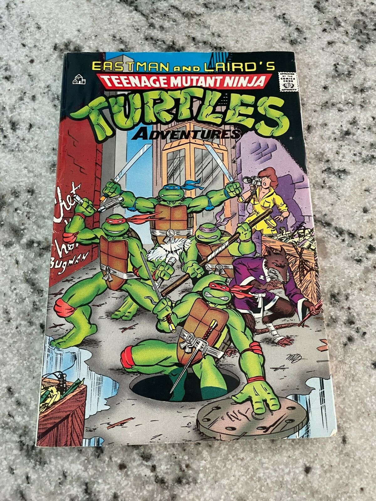Teenage Mutant Ninja Turtles Adventures Random House Comic Book Leo ...