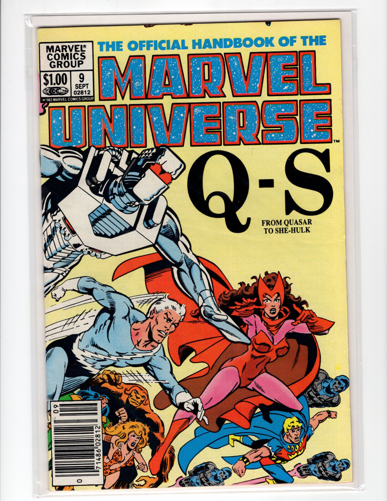 Official Handbook of the Marvel Universe #9 (1983) Q-S [Quasar to She ...