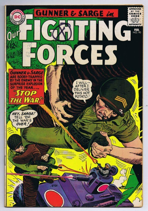 Our Fighting Forces #90 ORIGINAL Vintage 1965 DC Comics | Comic Books ...