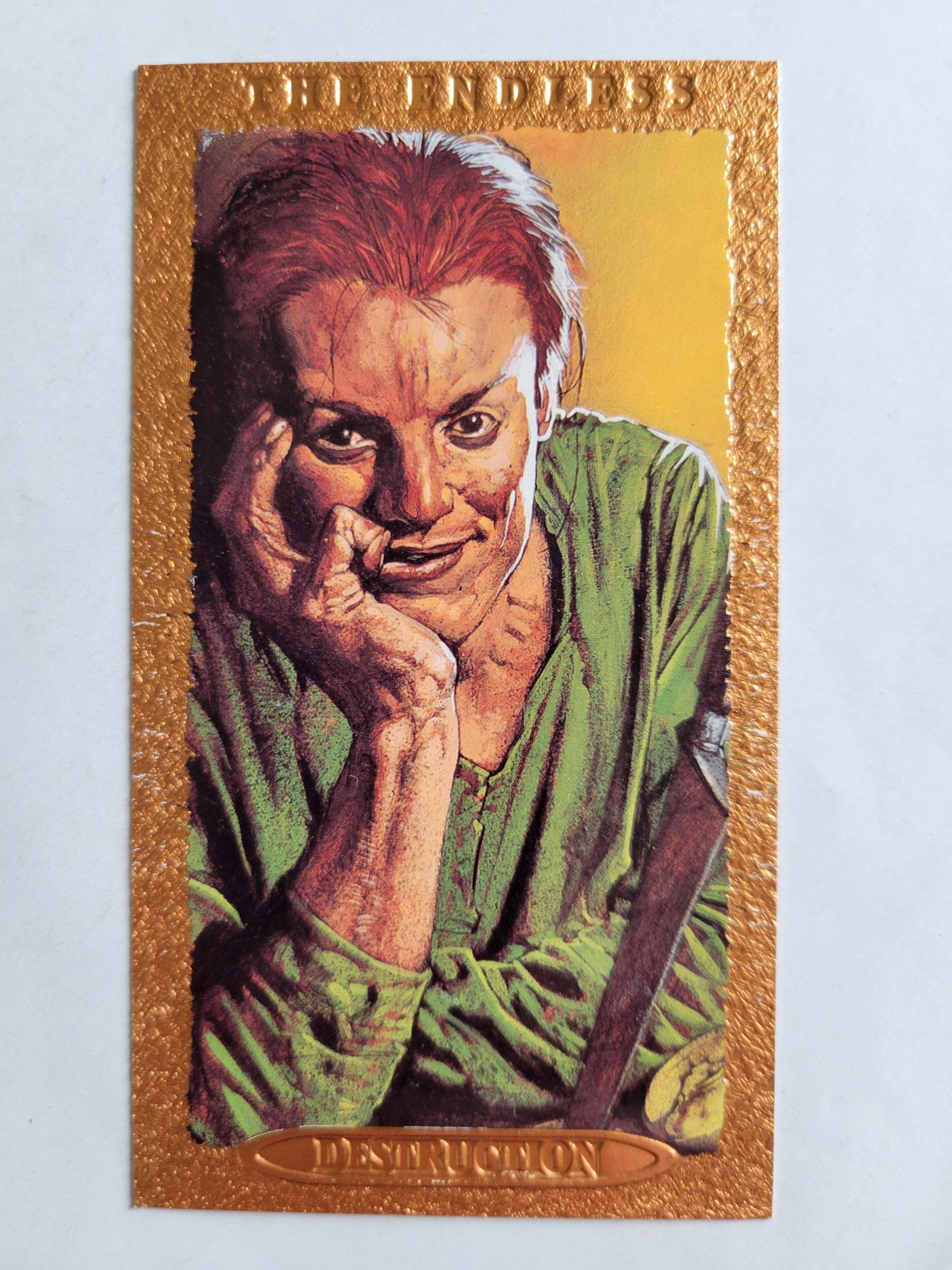 The Sandman Endless Galaxy Gold Foil Card Number VI Destruction | Comic ...