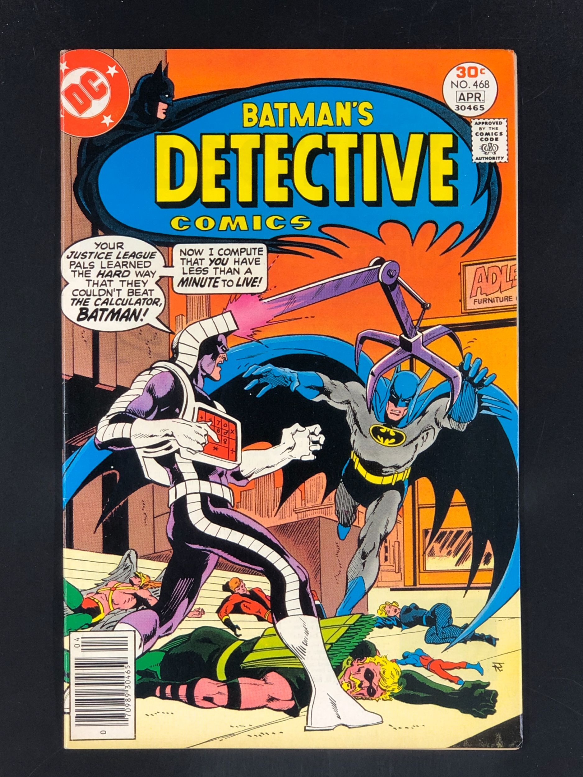 Detective Comics #468 (1977) VF/NM 1st Use of DC 'Bullet' Logo on T ...