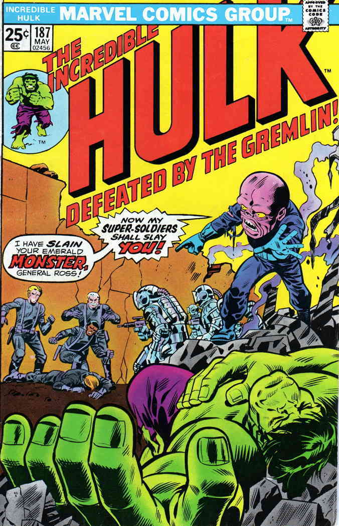 Incredible Hulk, The #187 VG ; Marvel | low grade comic Gremlin Len ...