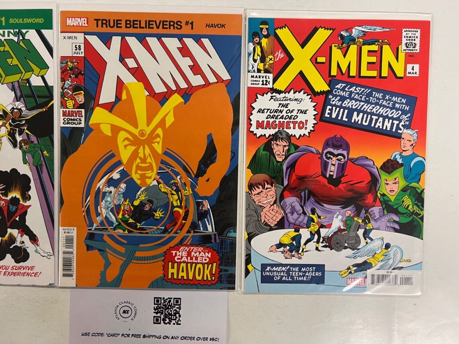 3 X Men Marvel Comic Books # 1 1 1 Red Guardian Spiderman Hulk Thor 60 ...