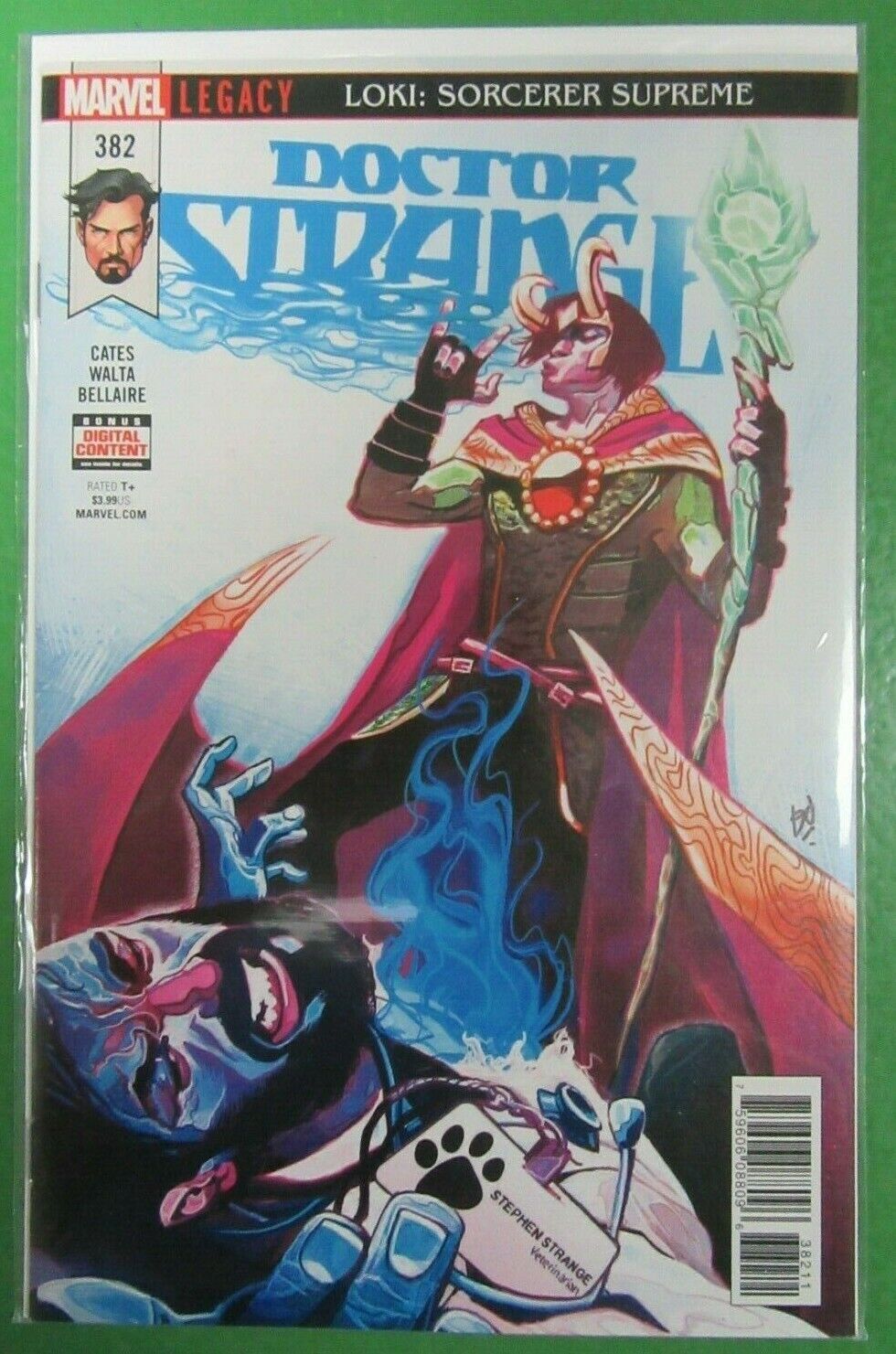 Doctor Strange #382 Loki First Appearance of Bats Donny Cates Marvel ...