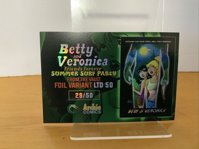 Archie Betty Veronica Friday 13th Classic Horror Homage Halloween FOIL ...
