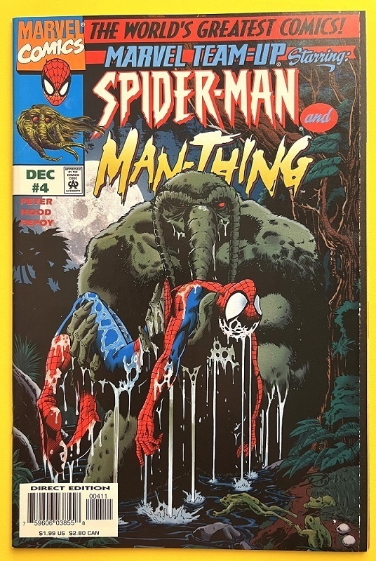 Marvel Team-Up 4 SPIDER-MAN MAN-THING (1997) B2 | Comic Books - Modern ...
