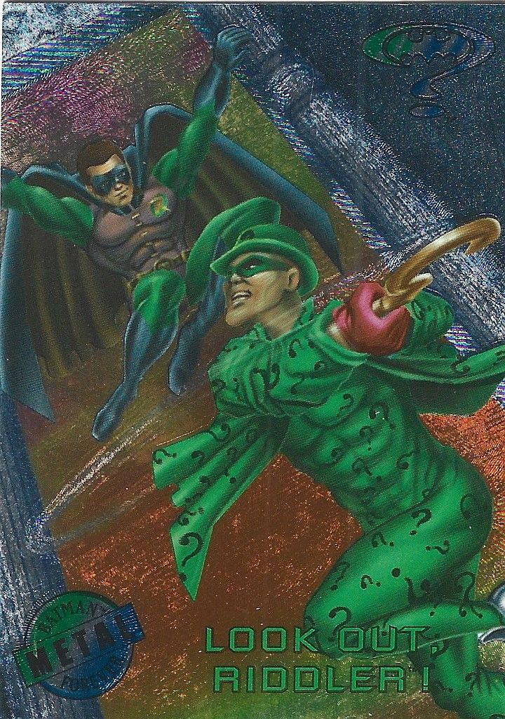1995 Batman Forever Metal #77 Look Out Riddler | Comic Collectibles ...