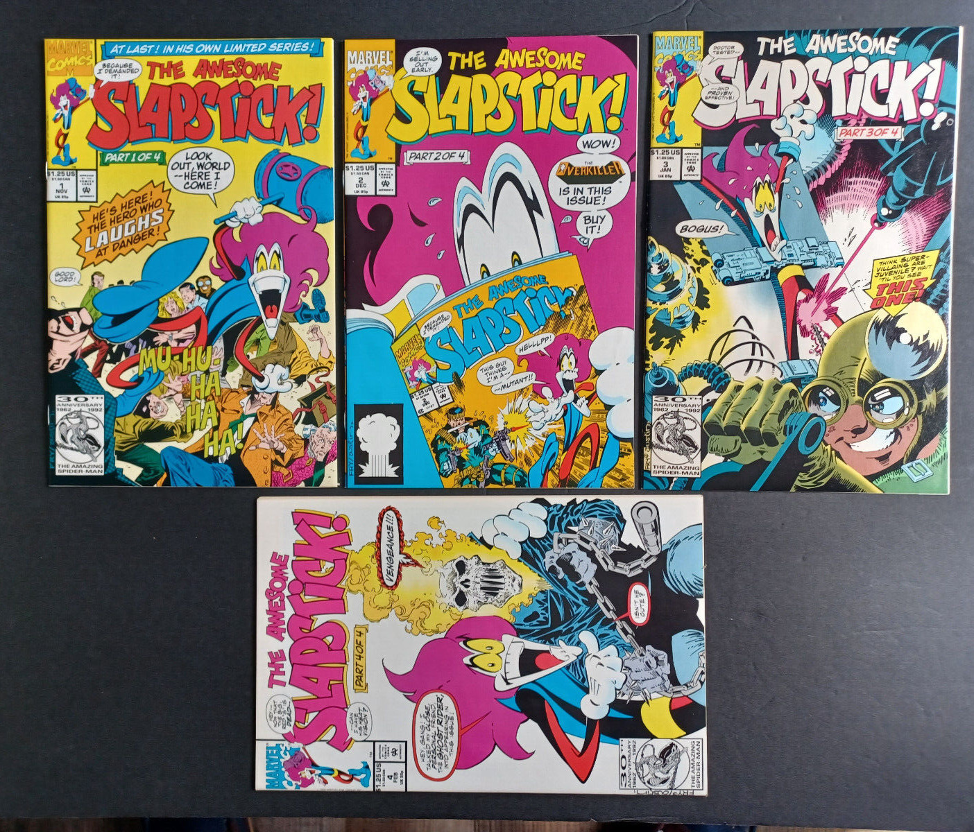 Slapstick #1 2 3 & 4 Complete Set - 1992 - NM | Comic Books - Modern Age, Marvel, Humor/Satire ...