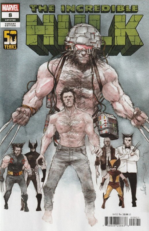 The Incredible Hulk # 8 Wolverine Variant Cover NM Marvel 2024 [V6 ...