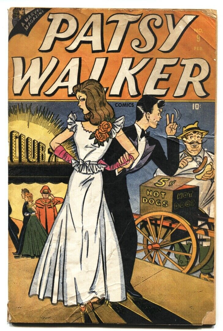 Patsy Walker #9 comic book 1947-Marvel-Daisy-Willie-spicy Good Girl Art ...