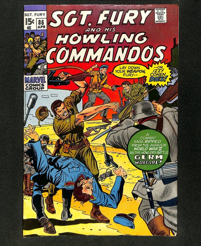 Sgt. Fury and His Howling Commandos #86 | Comic Books - Silver Age ...