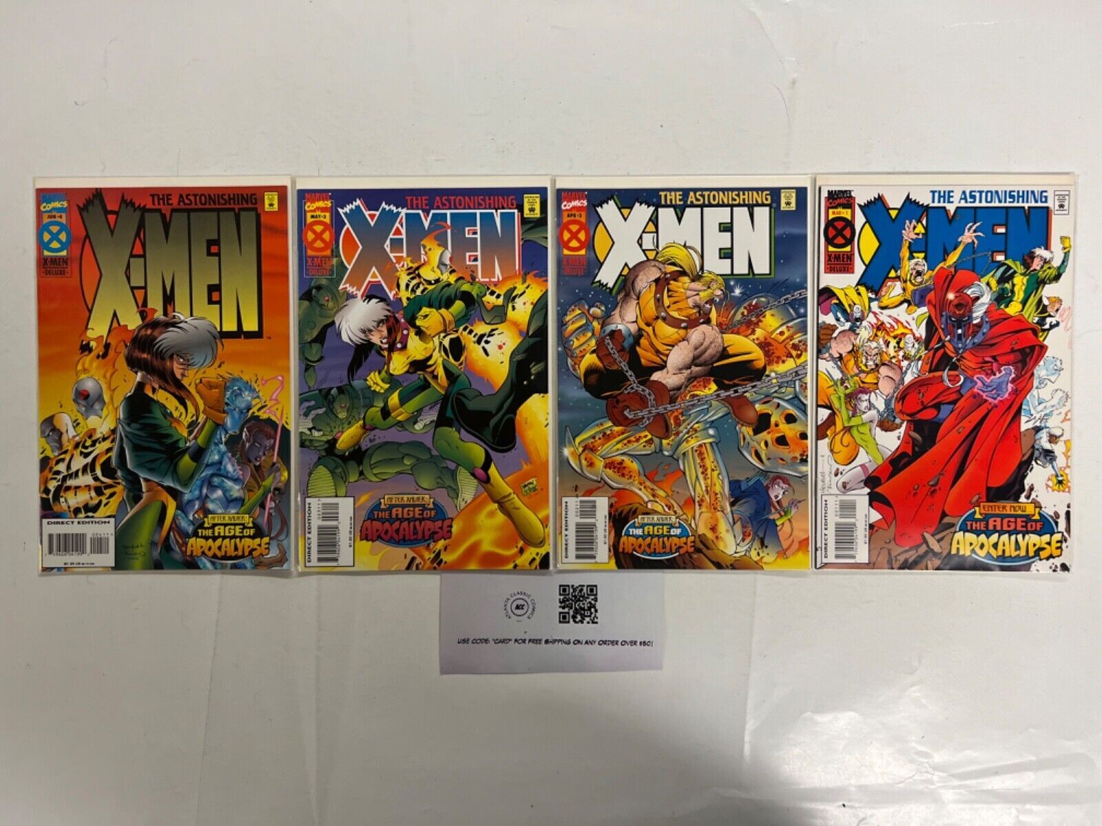 4 X Men Marvel Comic Books # 1 2 3 4 Avengers Defenders Iron Man Thor ...