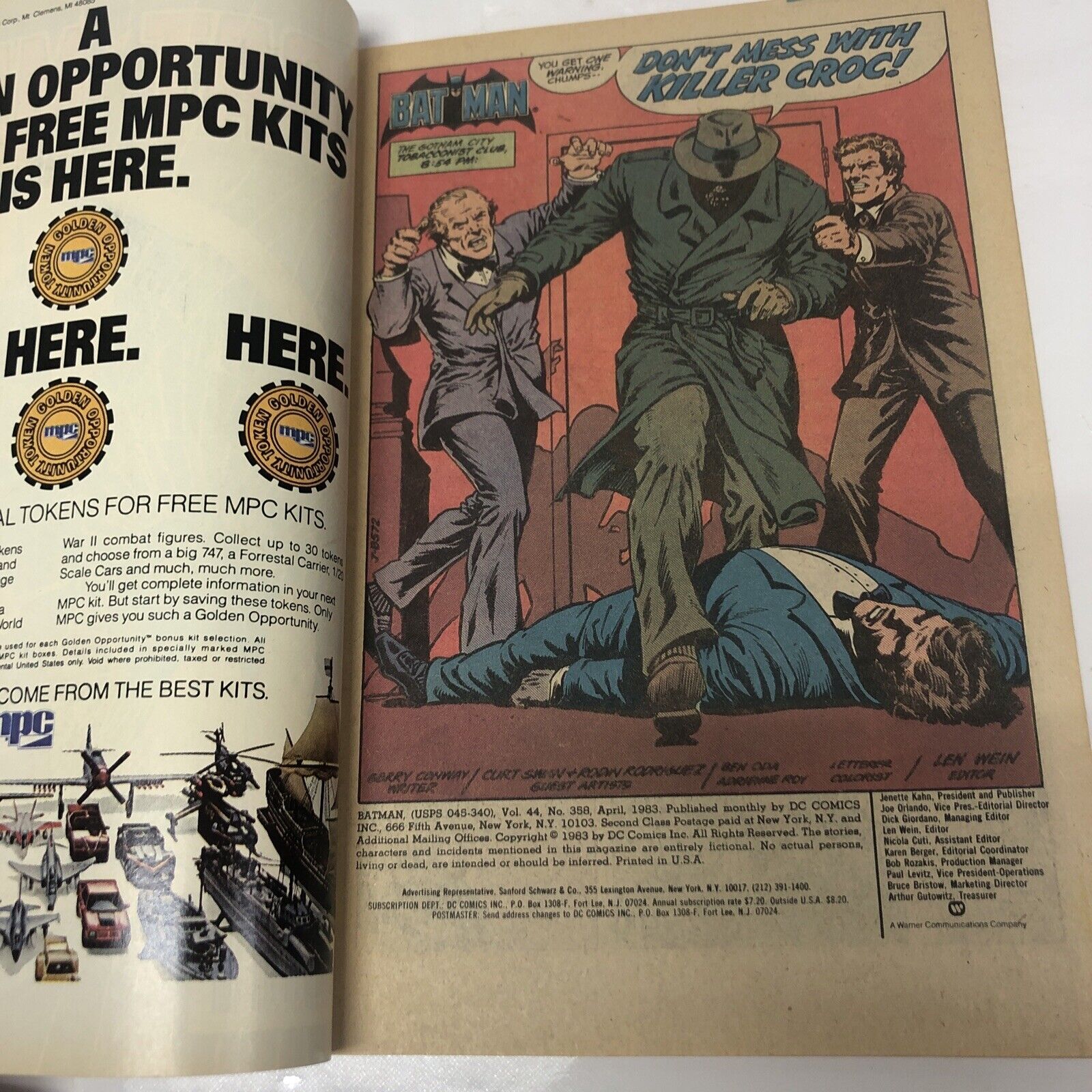 Batman (1983) # 358 (FN) • DC Comics • Gerry Conway • Canadian Price ...