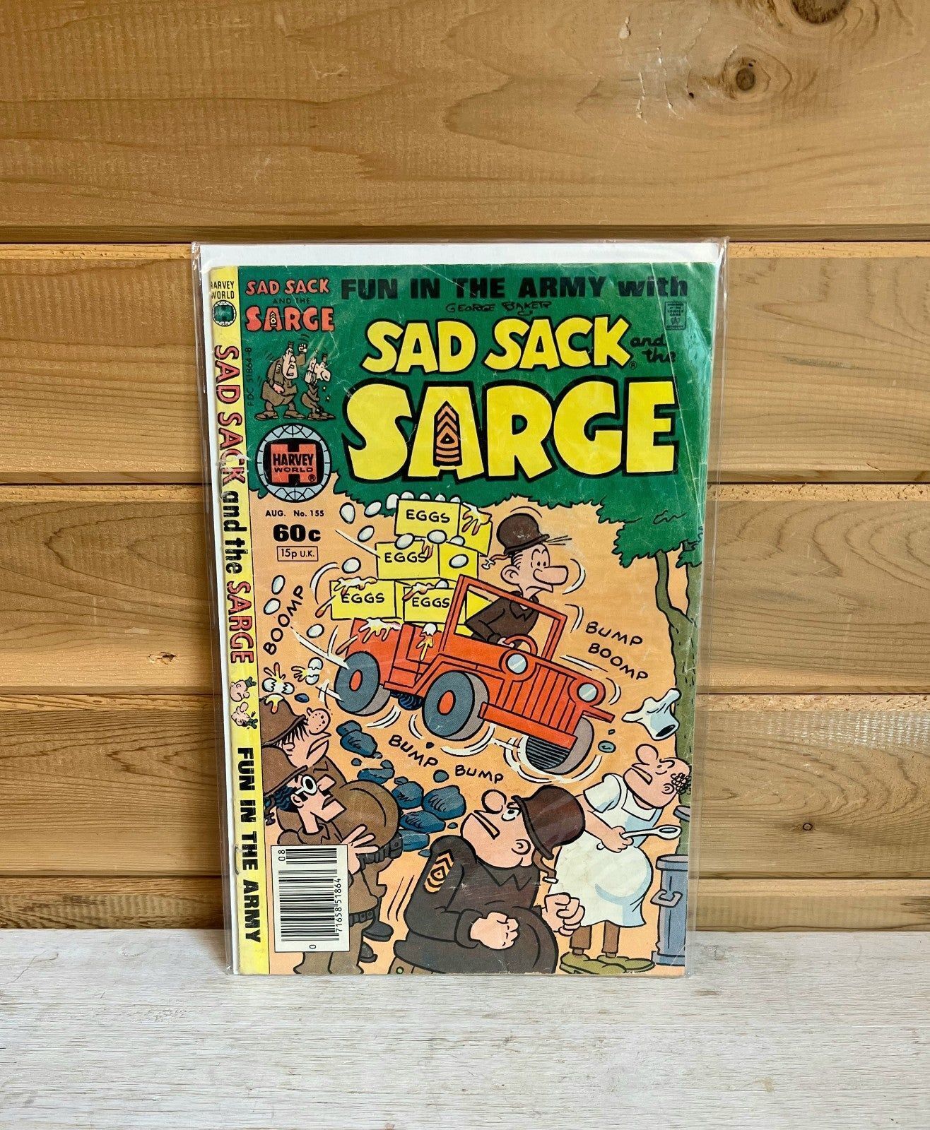 Harvey World Comics Sad Sack and the Sarge #155 Vintage 1982 | Comic ...