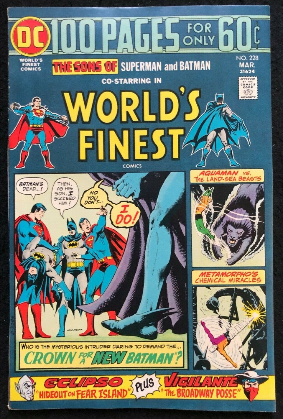 DC 100 Page Super Spectacular (1975) #115 World's Finest #228 VF+ (8.5 ...