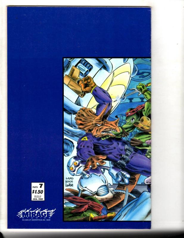 Teenage Mutant Ninja Turtles #7 VF/NM Mirage Studios Comic 2nd Print ...