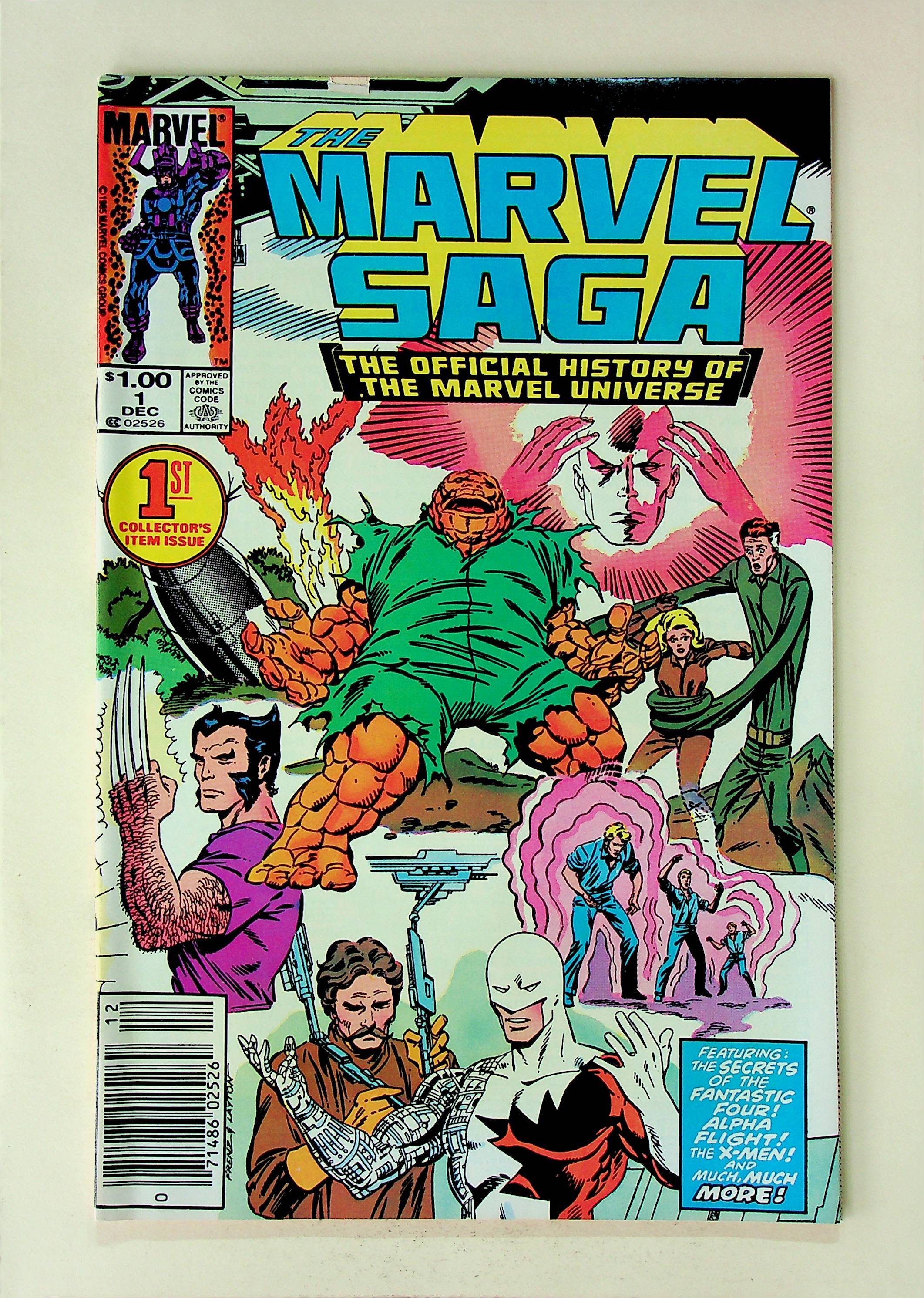 The Marvel Saga The Official History of the Marvel Universe #1 (1985 ...