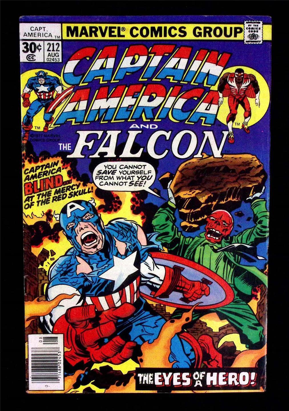 Marvel Captain America #212 bronze age 1977 comic book story & art by ...