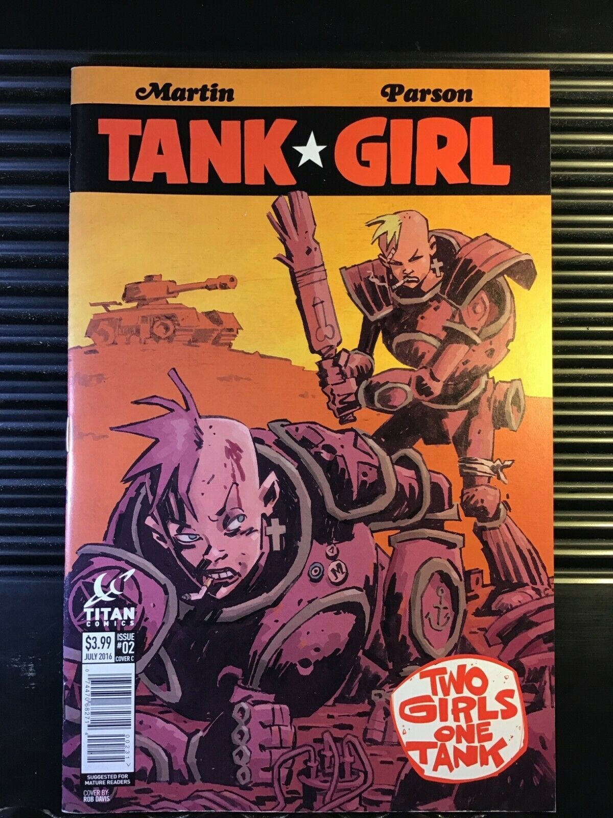 Tank Girl: Two Girls One Tank #2 (2016) Titan Comic Cover C | Comic ...
