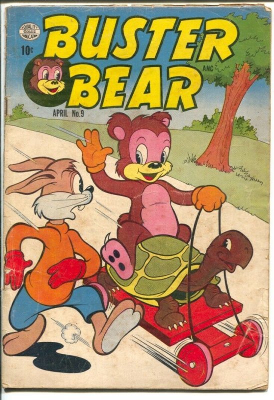 Buster Bear #9 1955-Quality-Marmaduke Mouse story-tortoise & hare cover-VG | Comic Books ...