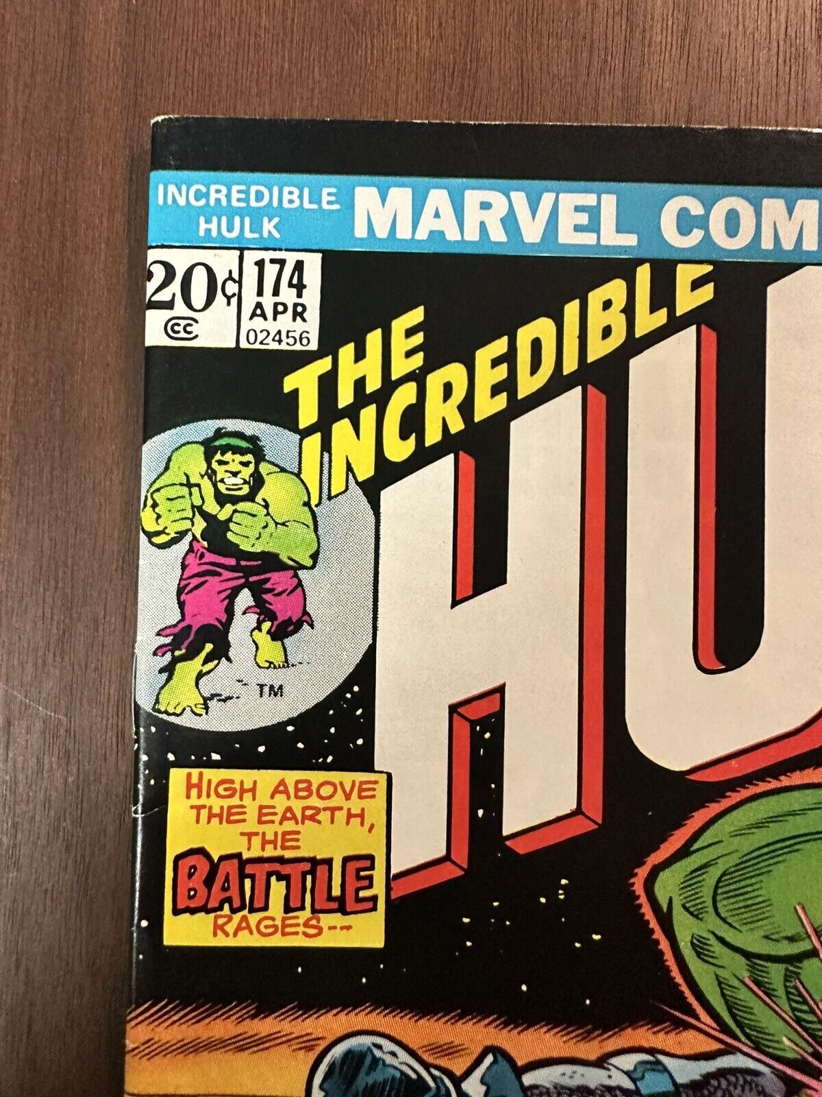 Incredible Hulk #174 FN/VF Last 20-cent cover (Marvel 1974) MVS Intact ...