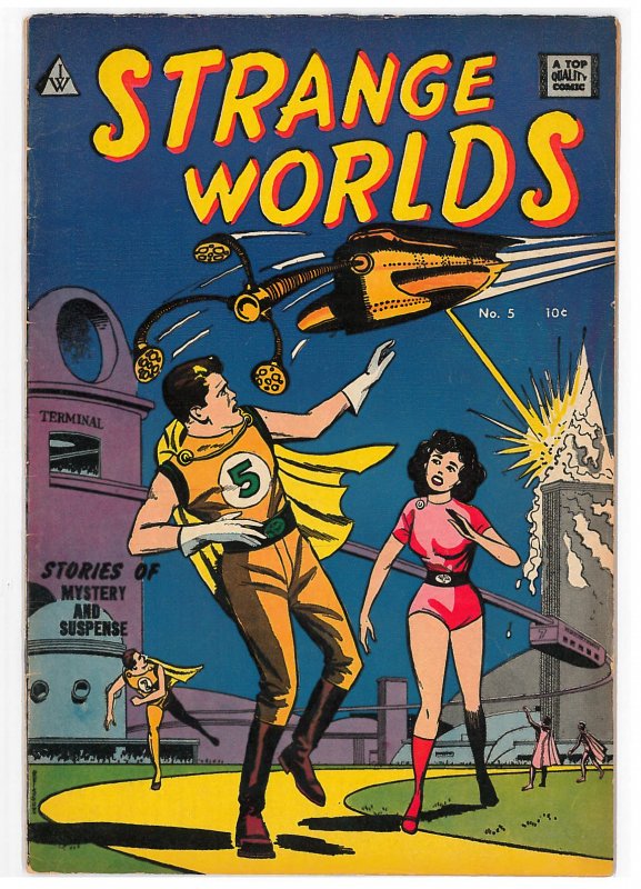 Strange Worlds (1963 I.W.) #5 VG+ | Comic Books - Silver Age, I.W ...