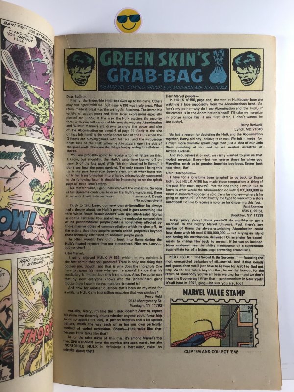 The Incredible Hulk #200 (1976)Key : Milestone issue MVP # 25 Spider ...