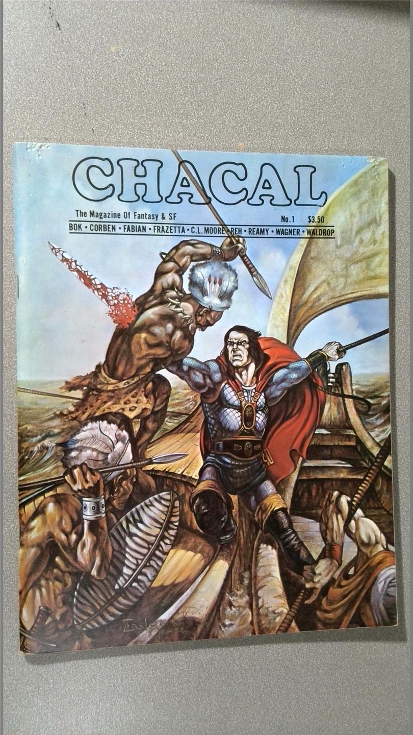 1976 Chacal Fanzine # 1 Frazetta Corben Moore Reamy Wagner Waldrop ...