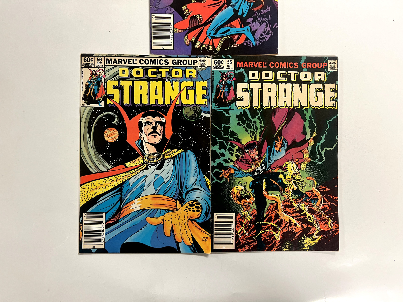3 Doctor Strange Marvel Comic Books #55 56 57 Spiderman Hulk Avengers ...