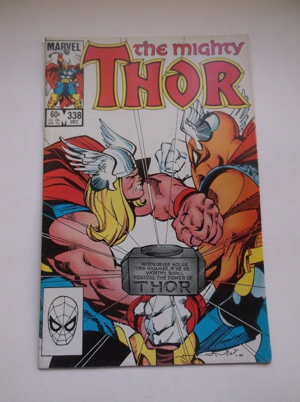Marvel: the Mighty Thor # 337-340, 1St & 2nd Beta RAY Bill, Key, 1983 ...