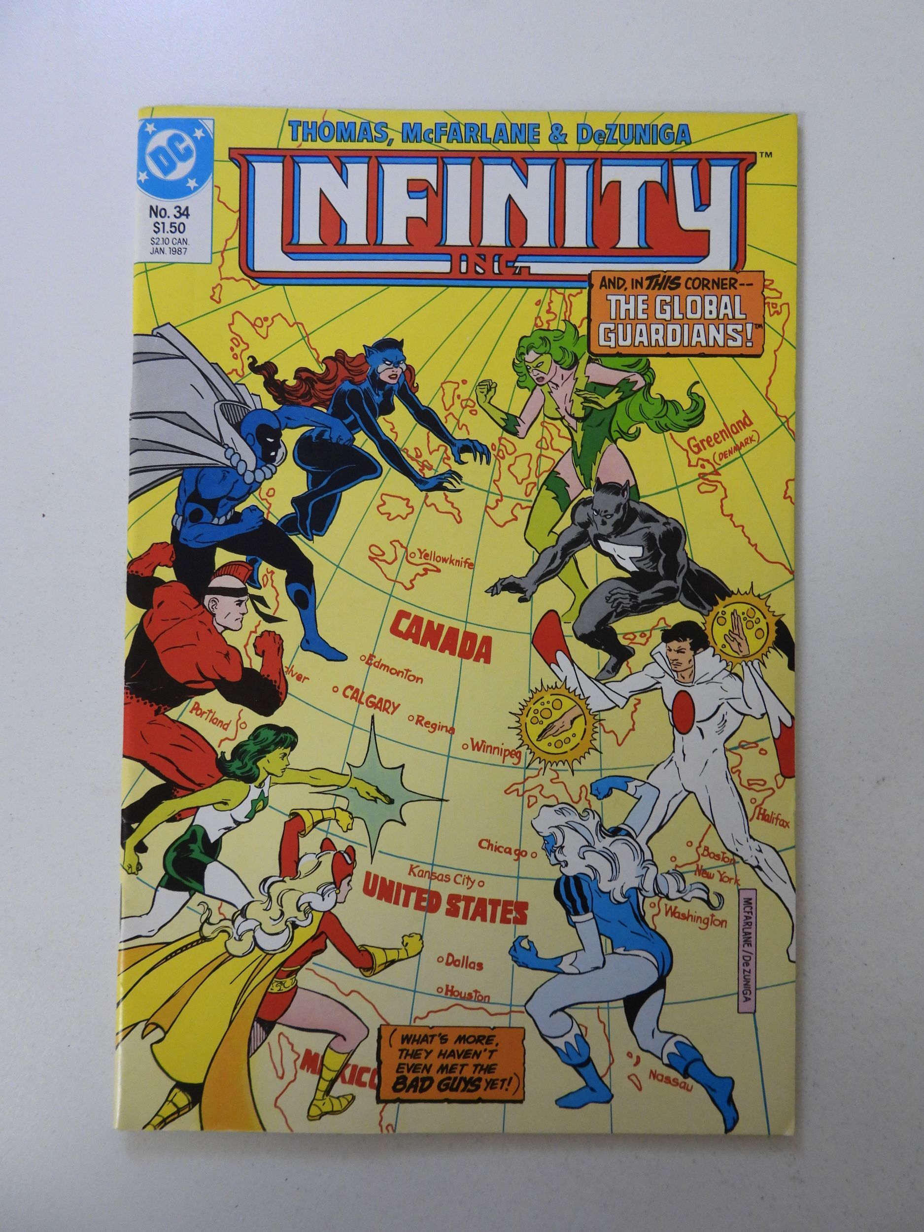 Infinity, Inc. #34 (1987) VF condition | Comic Books - Copper Age, DC Comics, Superhero / HipComic