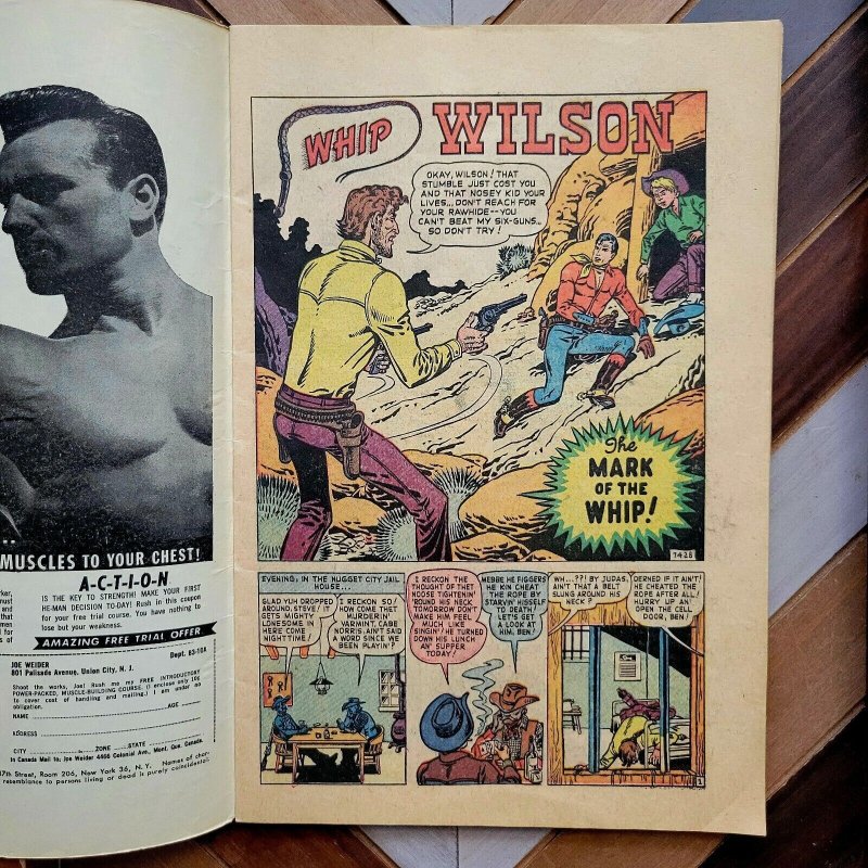 "Whip Wilson" #1 VG (IW 1958) Scarce Everett Kintsler Cover, JOE ...