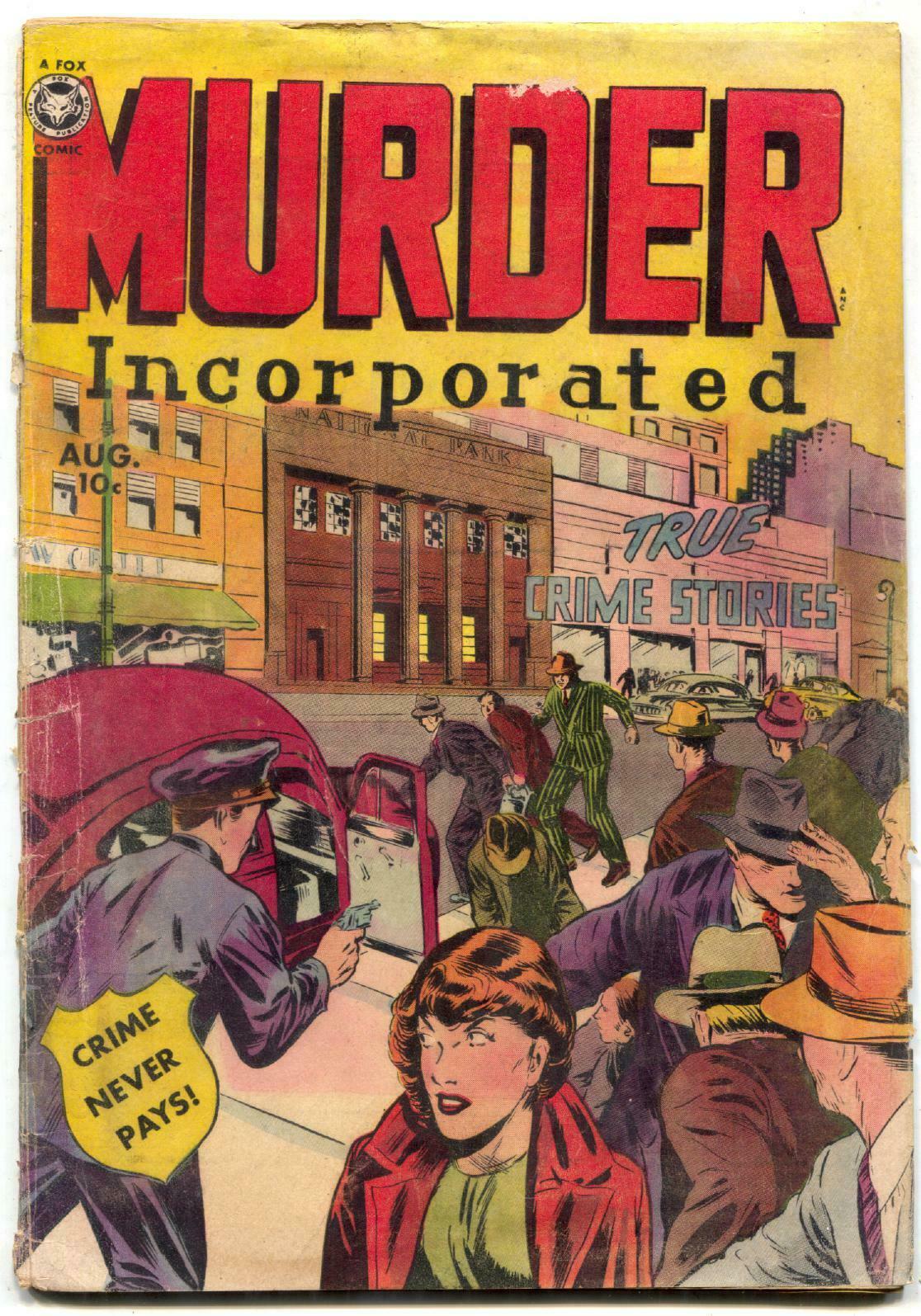 Murder Incorporated #2 1950- Fox Golden Age Crime comic- G | Comic ...