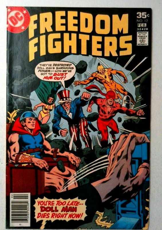 Freedom Fighters #12 (1978) DC Comics 7.0 FN/VF Comic Book | Comic ...