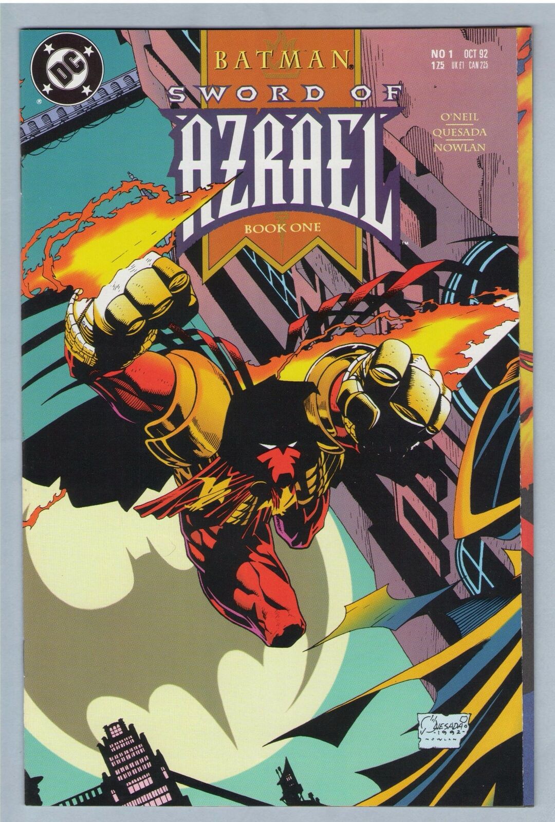 Batman - Sword of Azrael 1 Oct 1992 NM- (9.2) / HipComic