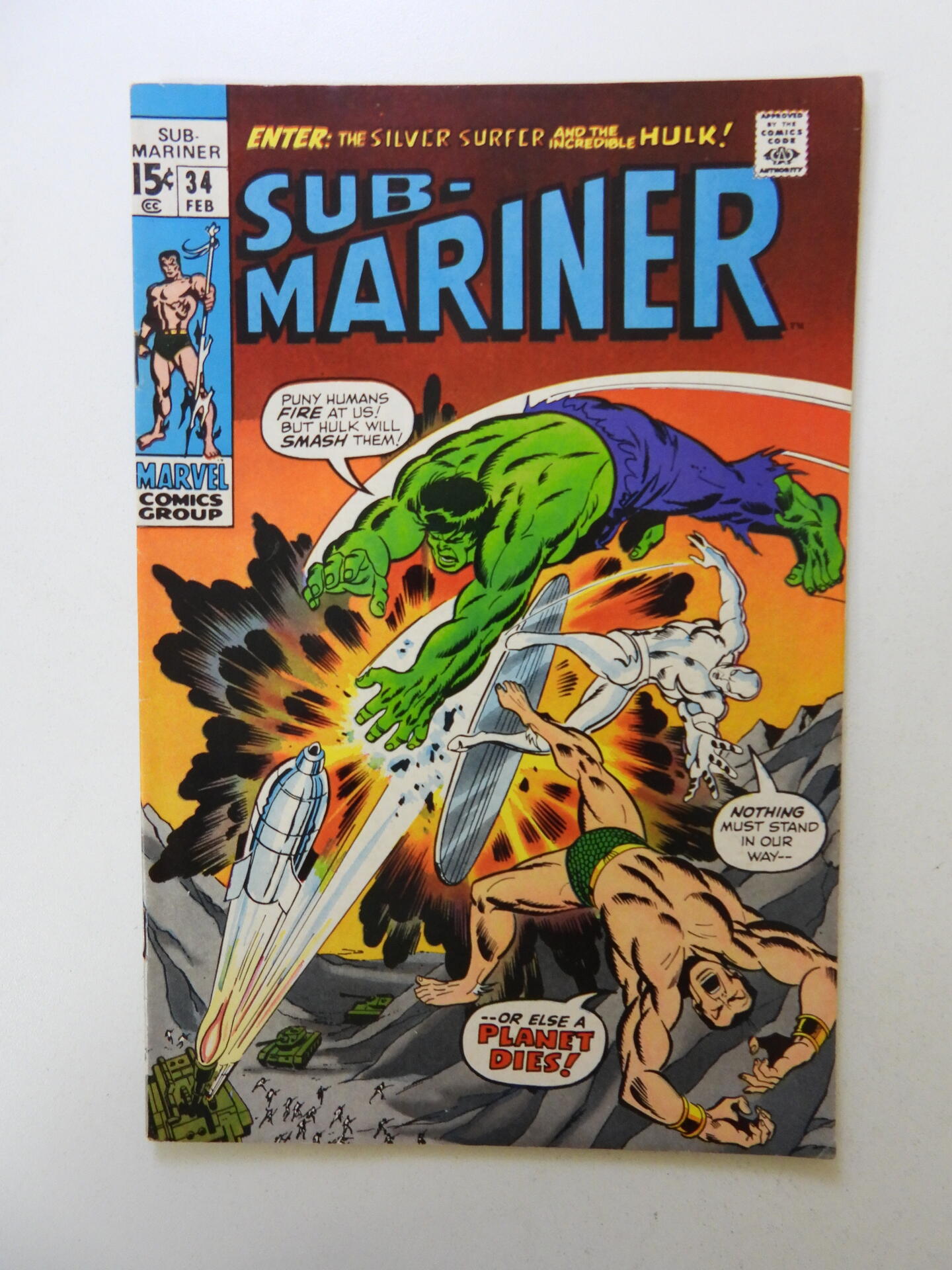 Sub-Mariner #34 (1971) FN/VF condition | Comic Books - Bronze Age ... Sub-Mariner #34 (1971) FN/VF condition | Comic Books - Bronze Age ...